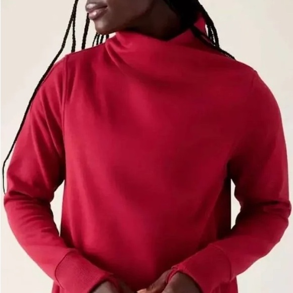 Athleta | Tops | Athleta Cozy Karma Twist Neck Sweatshirt Xxs | Poshmark